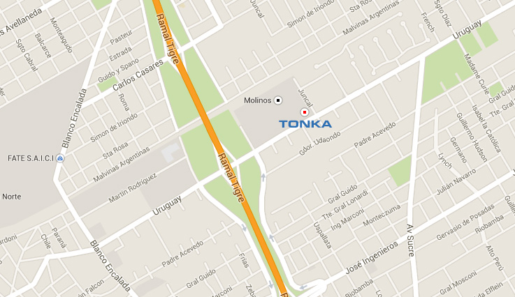 Ubicación - Tonka S.A.